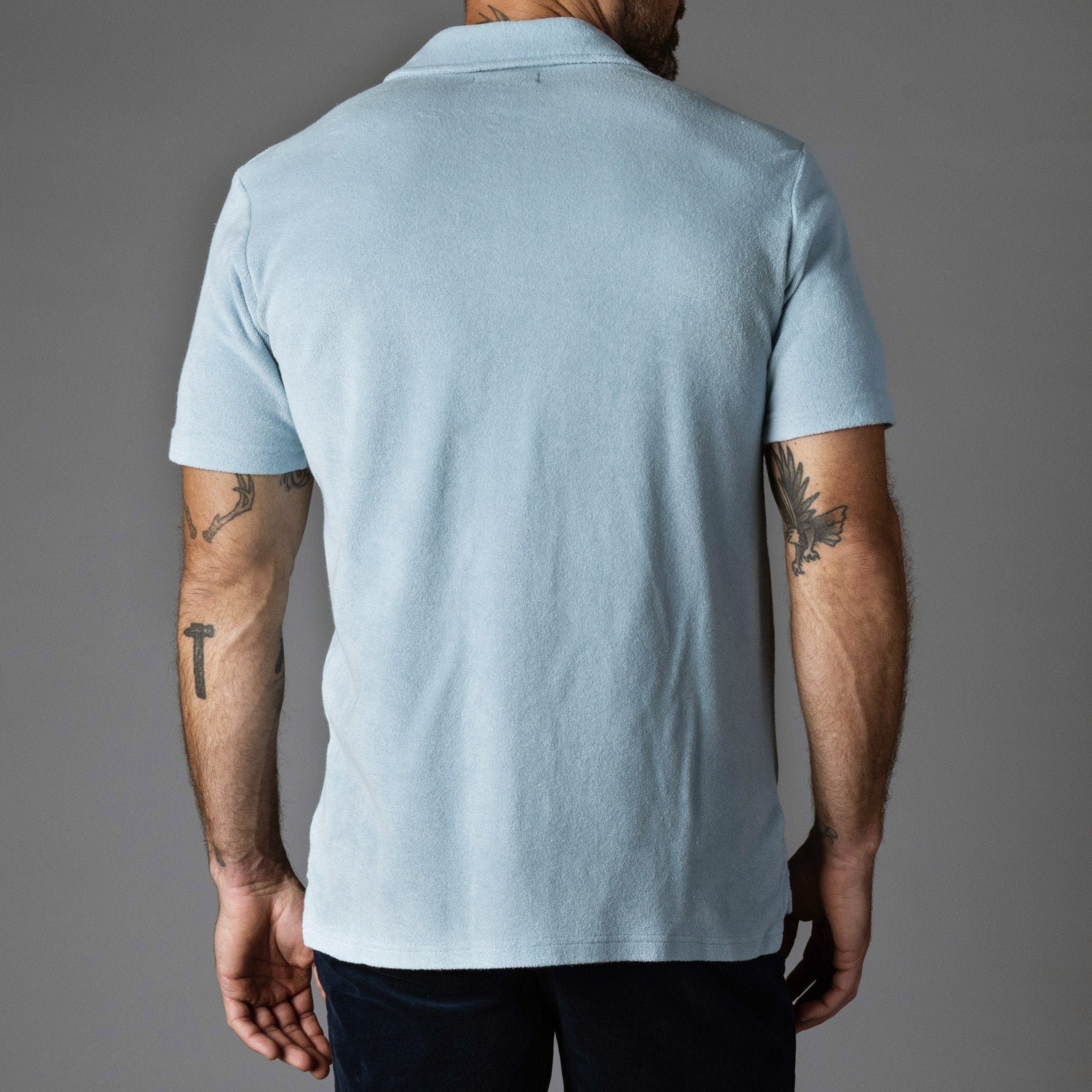 Men’s Terry Cloth Polo Shirt by LAIRD
