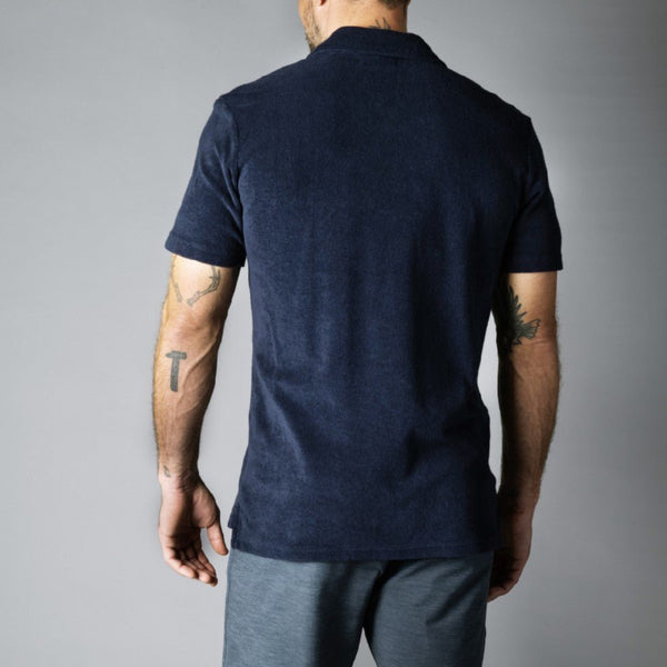 Men’s Terry Cloth Polo Shirt by LAIRD
